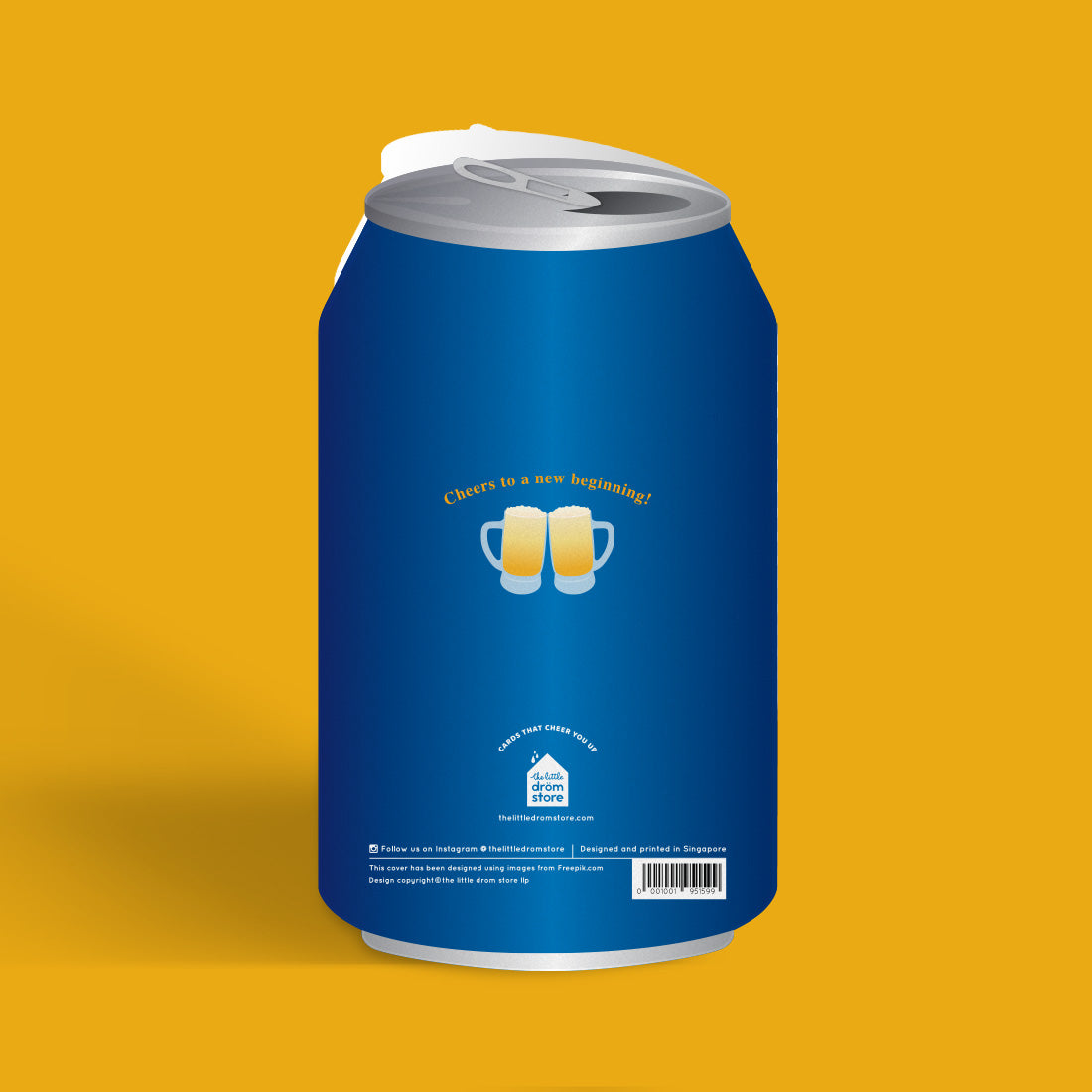 Farewell Card – Beer Can (A5 SIZE) – the little dröm store