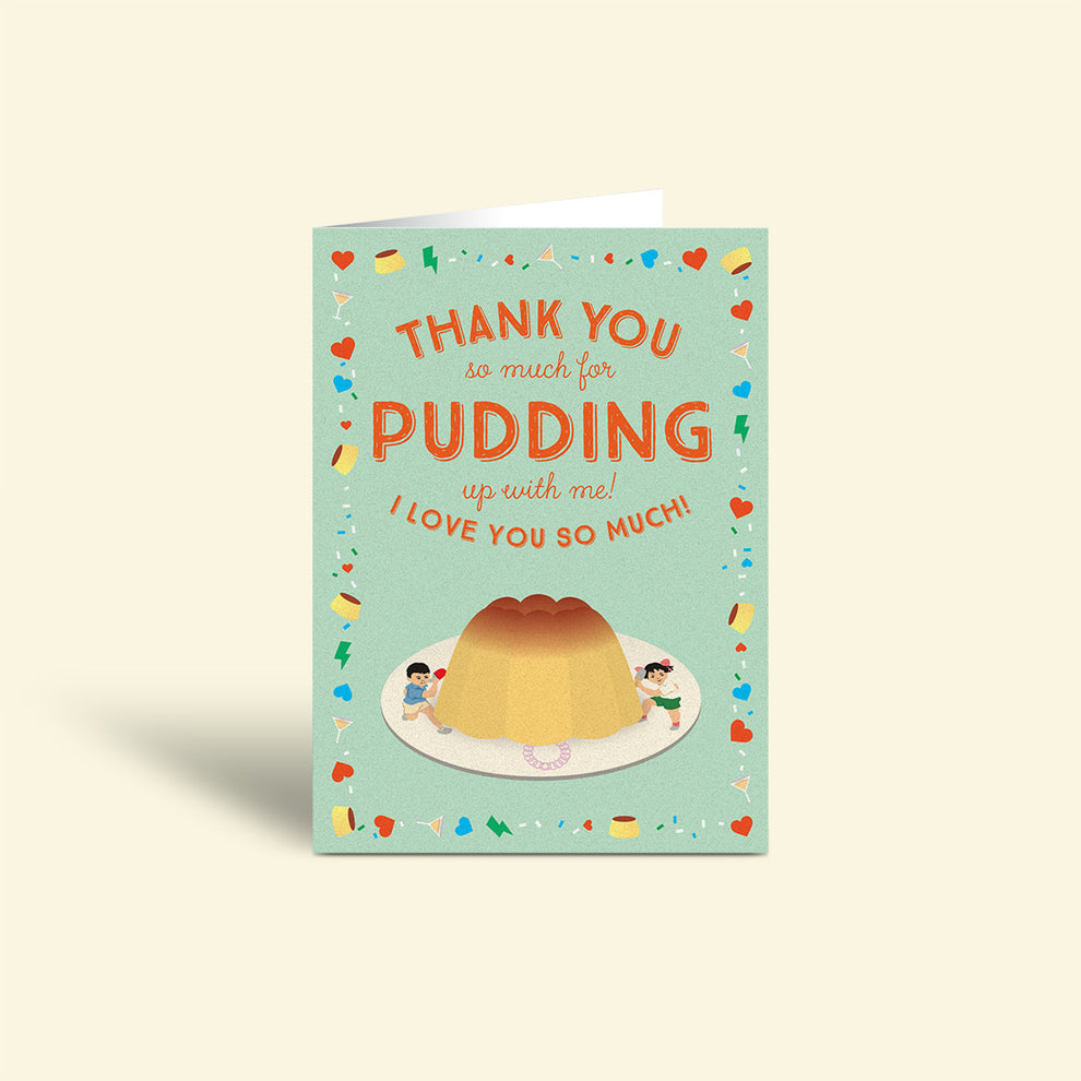 Love Card – Pudding – the little dröm store