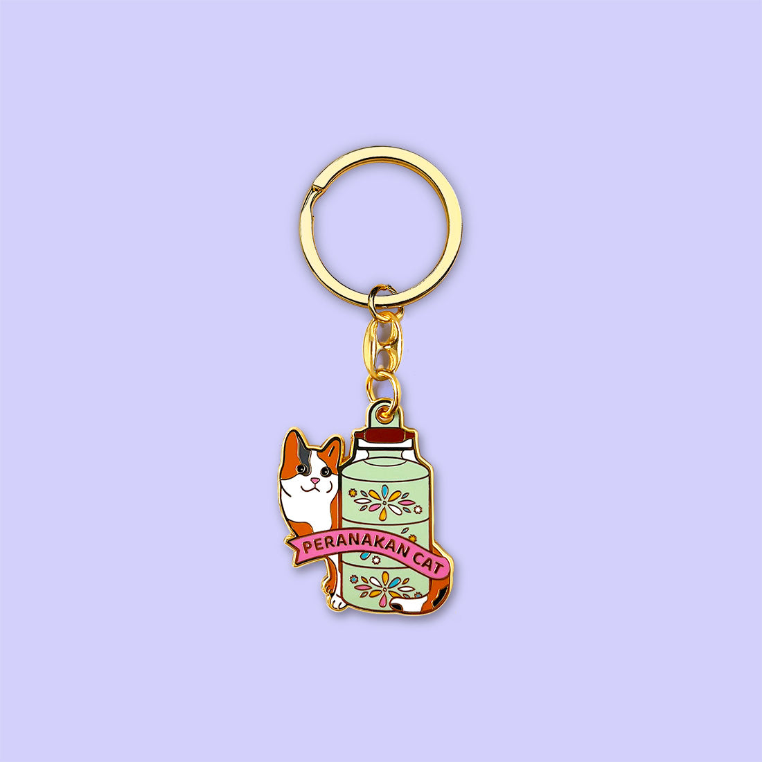 Ameowzing Keychain – Peranakan Cat – the little dröm store