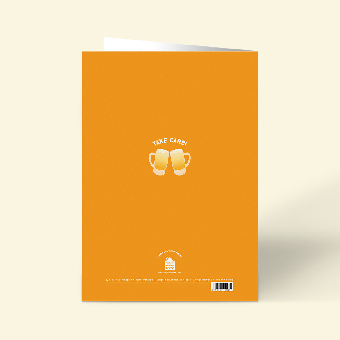 Farewell Card – Beer (LARGE A4 SIZE) – the little dröm store